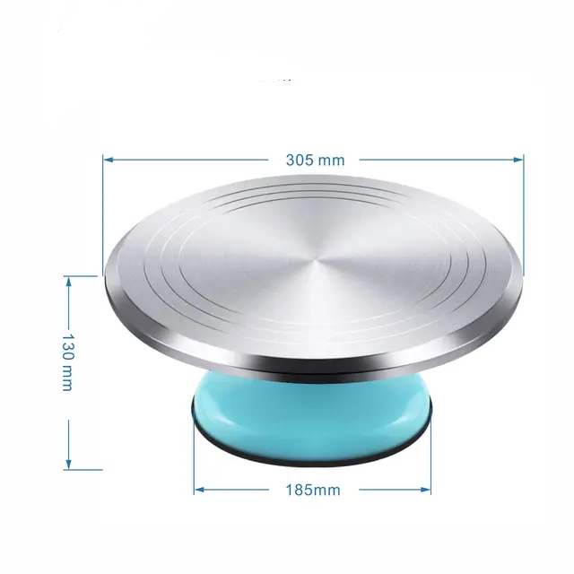 12" Metal Turntable – Artsy Cake Supplies